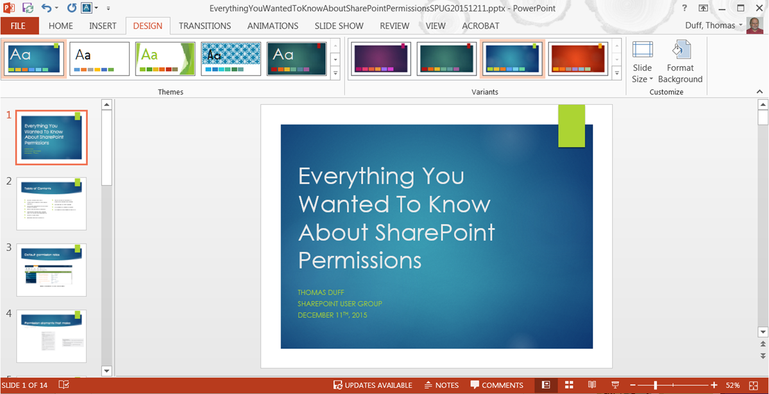 Changing your PowerPoint slide sizing – One Minute Office Magic