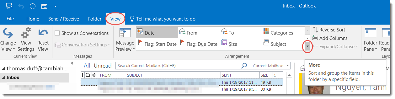 Show In Groups in your Outlook Inbox – One Minute Office Magic