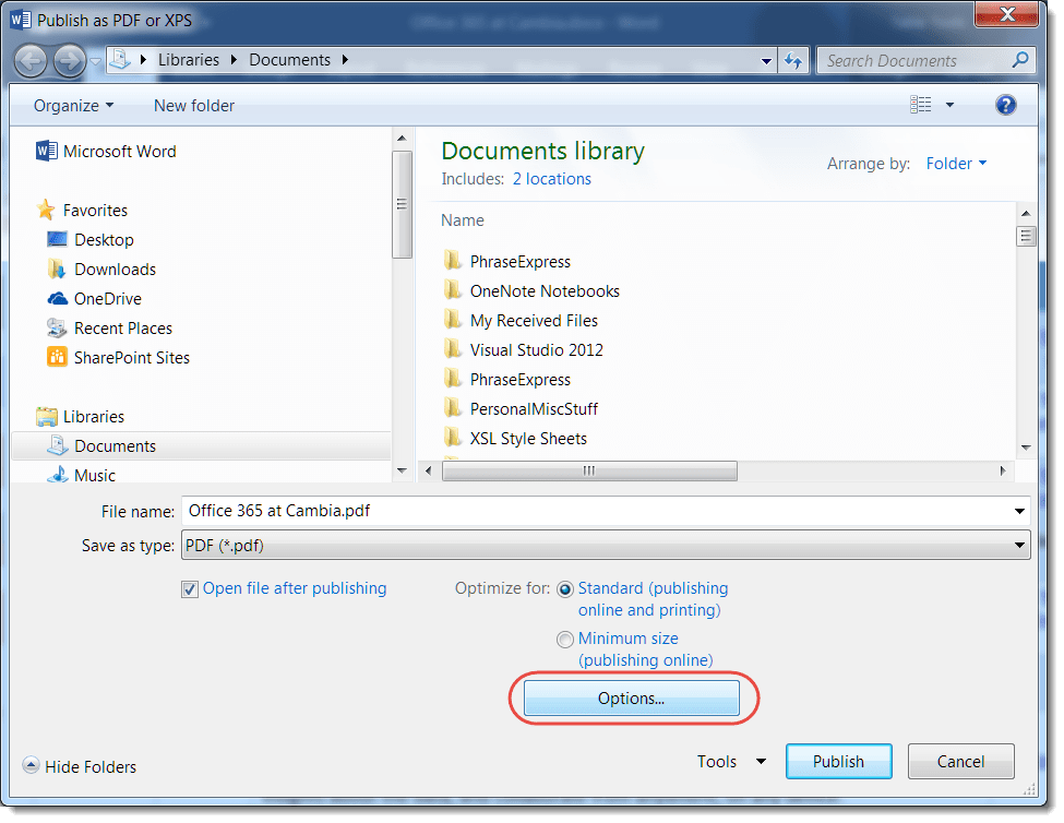 Creating a PDF file from Word – One Minute Office Magic