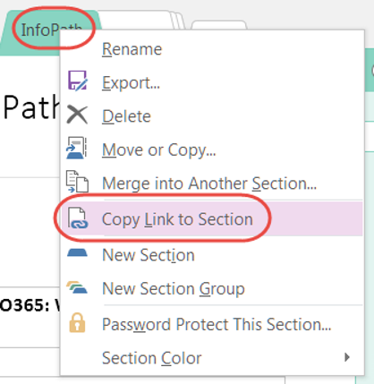 Creating a link to a specific OneNote page, section, or notebook – One ...