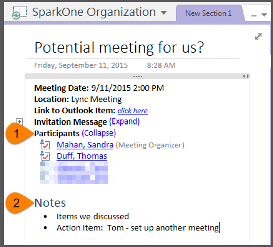 Using OneNote for Meeting Minutes – One Minute Office Magic