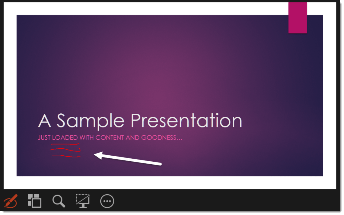 Using the Pen to mark up your PowerPoint slides – One Minute Office Magic