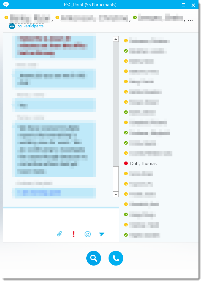 Showing Members in a Skype for Business Group Chat – One Minute Office ...