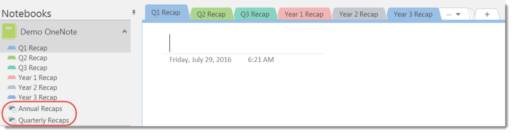 Grouping Your OneNote Sections into Section Groups – One Minute Office ...