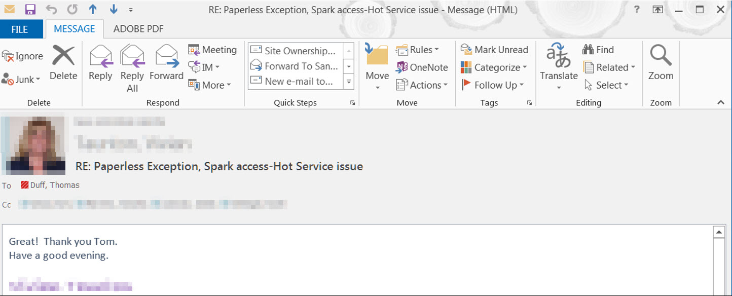 Finding all the emails in a conversation thread in Outlook – One Minute ...