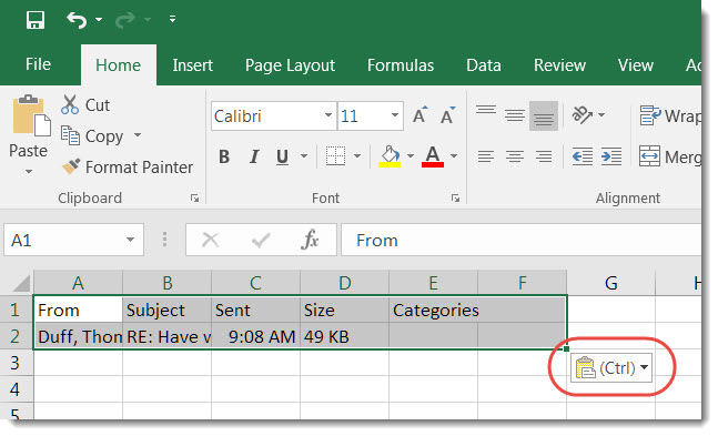 Getting rid of the Paste Options button in Excel – One Minute Office Magic