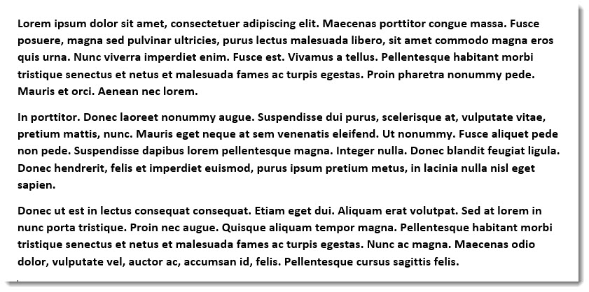 Using the undocumented Lorem Ipsum feature in Word – One Minute Office ...
