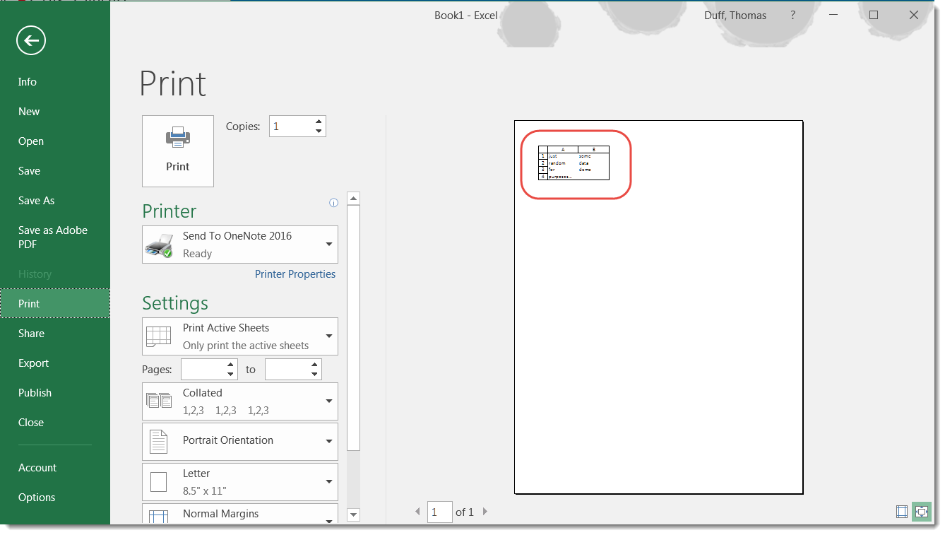 Printing the row letters and column numbers on an Excel spreadsheet ...