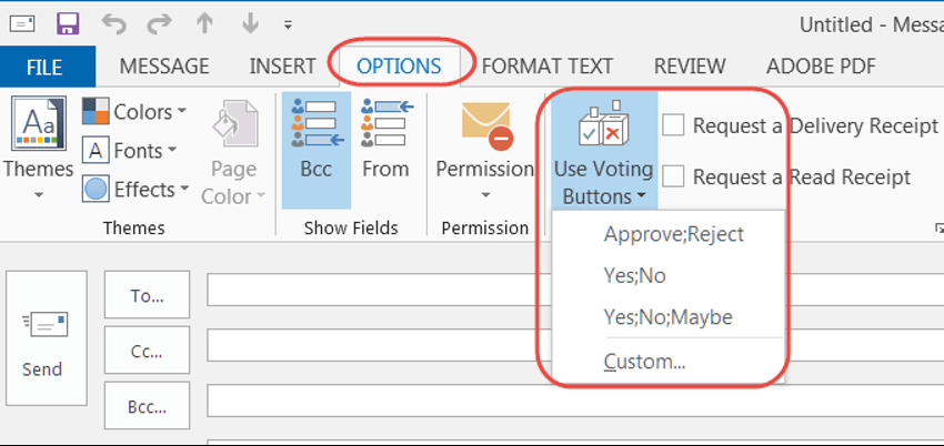 Voting buttons in Outlook – One Minute Office Magic