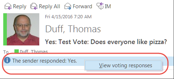 Voting buttons in Outlook – One Minute Office Magic