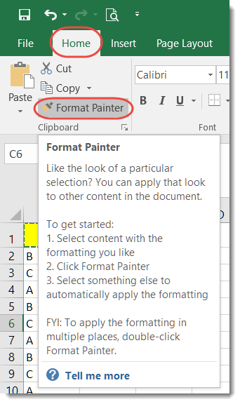 Using the Format Painter in Excel – One Minute Office Magic