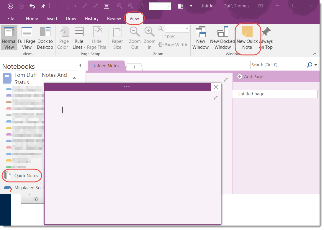 The OneNote Quick Notes feature you’ve likely never heard of… – One ...