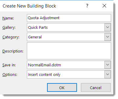 Using AutoText in Outlook Quick Parts – One Minute Office Magic