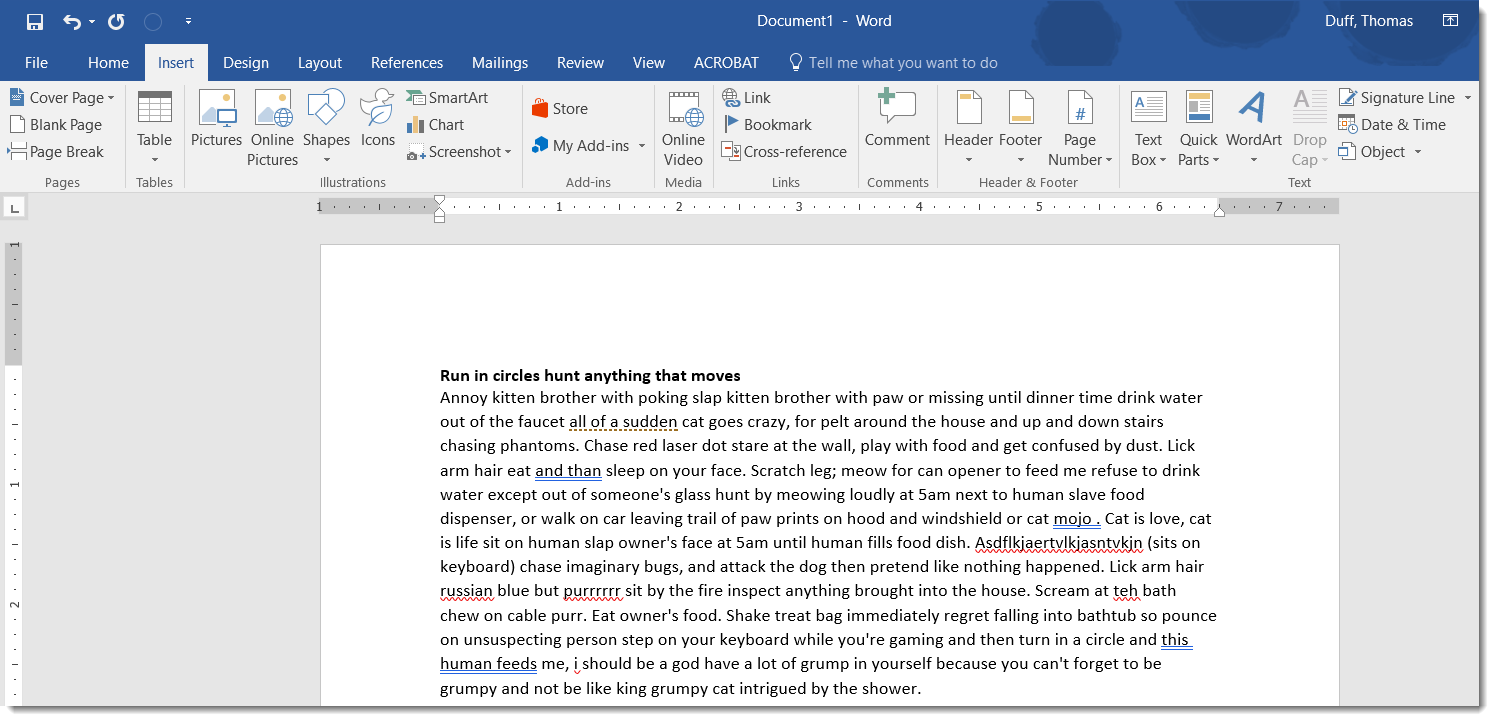 Using AutoText in Word Quick Parts – One Minute Office Magic