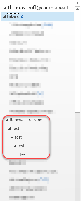 Expanding all the folders in the Outlook Inbox – One Minute Office Magic