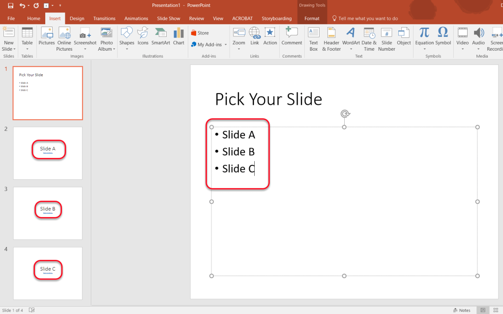 Linking to other slides in a PowerPoint presentation – One Minute ...
