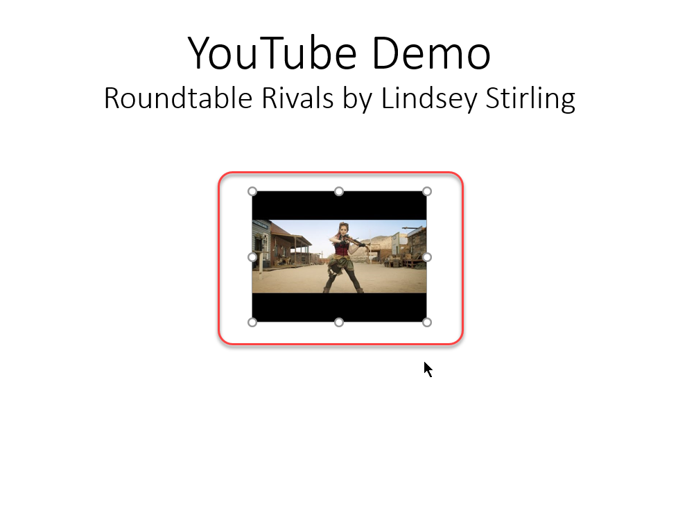Adding a Youtube video to a PowerPoint presentation – One Minute Office ...