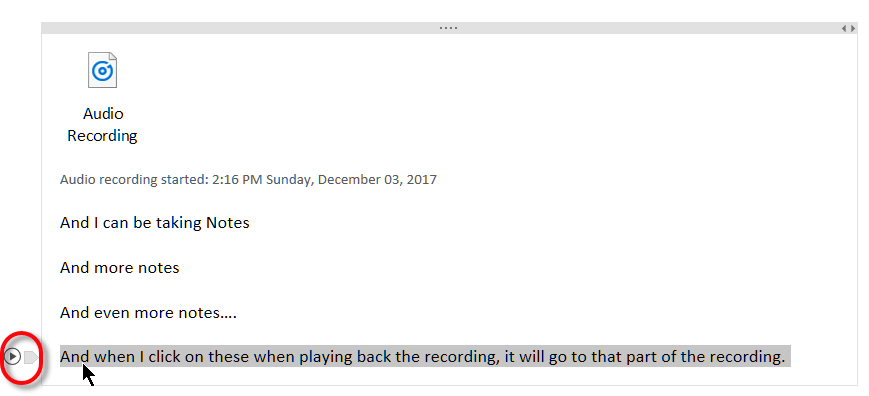 Audio recording in OneNote – One Minute Office Magic