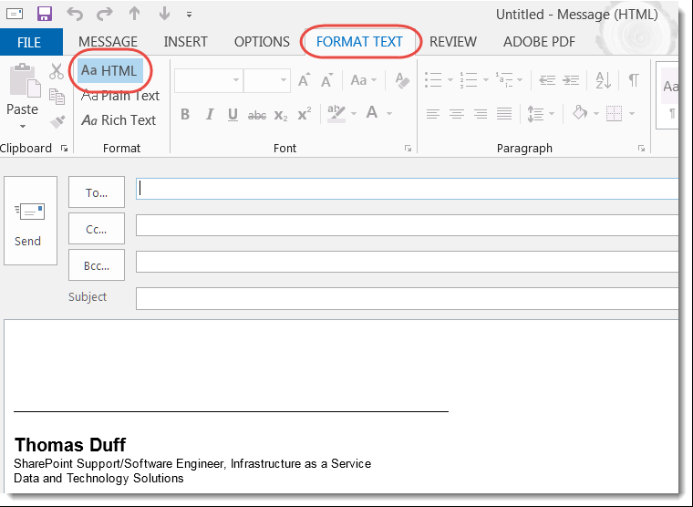 Adding background colors and images to Outlook emails – One Minute ...