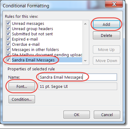 Adding color to your Outlook inbox – One Minute Office Magic
