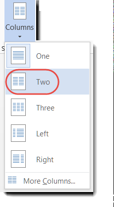 Creating columns in a Word document – One Minute Office Magic