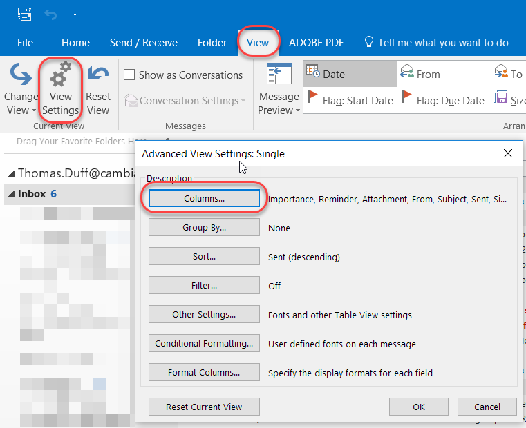 Adding an In Folder column to your Outlook Inbox – One Minute Office Magic
