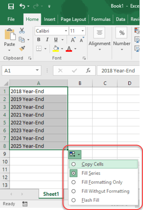Working with the Excel Fill Handle – One Minute Office Magic