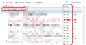 Changing the date format in your Outlook Inbox – One Minute Office Magic