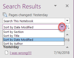 Viewing your recent edits in OneNote – One Minute Office Magic