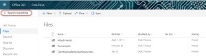 Using the Search function in OneDrive – One Minute Office Magic