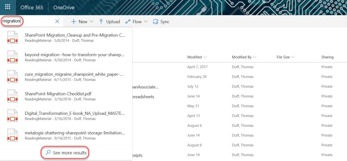 Using the Search function in OneDrive – One Minute Office Magic