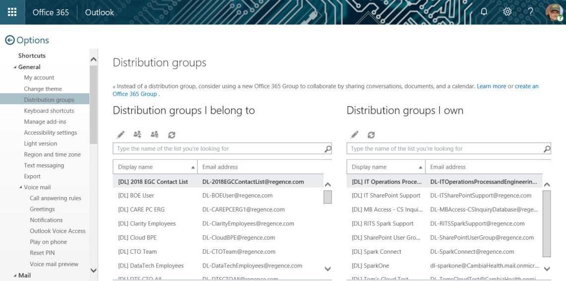 Finding out what Outlook distribution lists you own or belong to – One ...