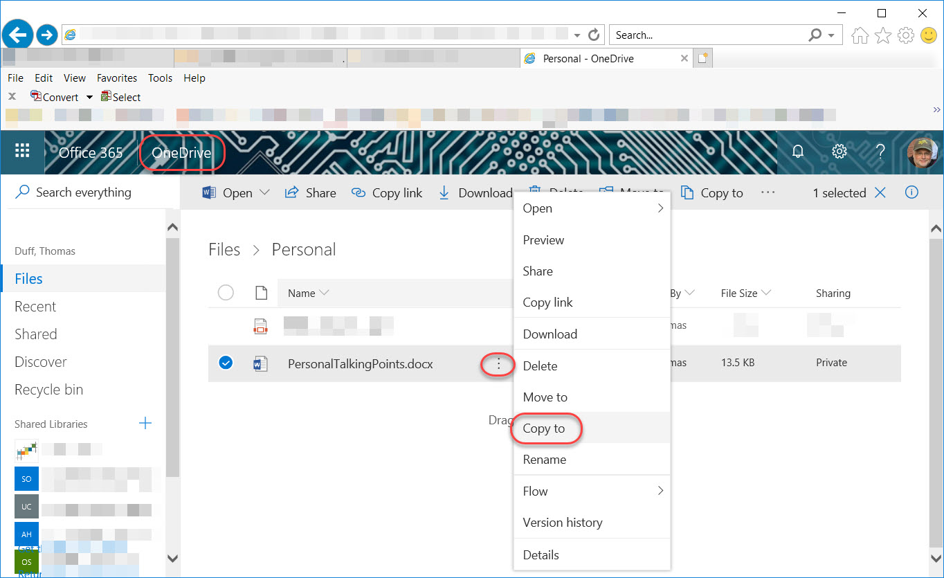 Moving files around in Teams and OneDrive (and back again) – One Minute ...
