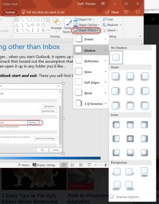 Adding shadowing to your PowerPoint images – One Minute Office Magic