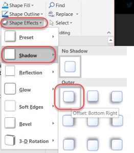 Adding shadowing to your PowerPoint images – One Minute Office Magic