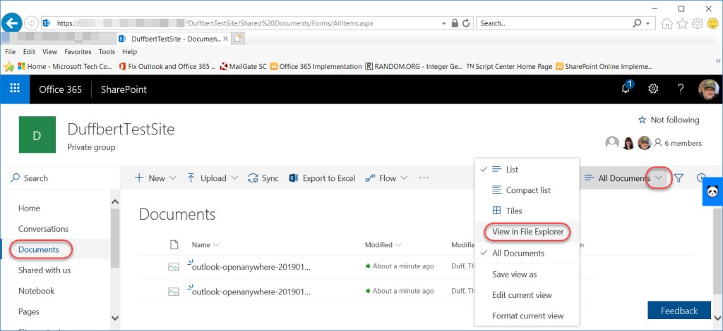 Pinning SharePoint document libraries to the Windows Quick Access area ...