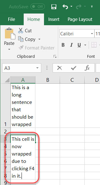 Repeating Excel formatting functions with F4 – One Minute Office Magic