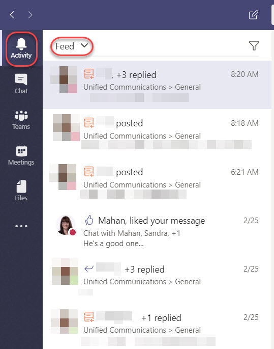 Using your Activity Stream in Microsoft Teams – One Minute Office Magic