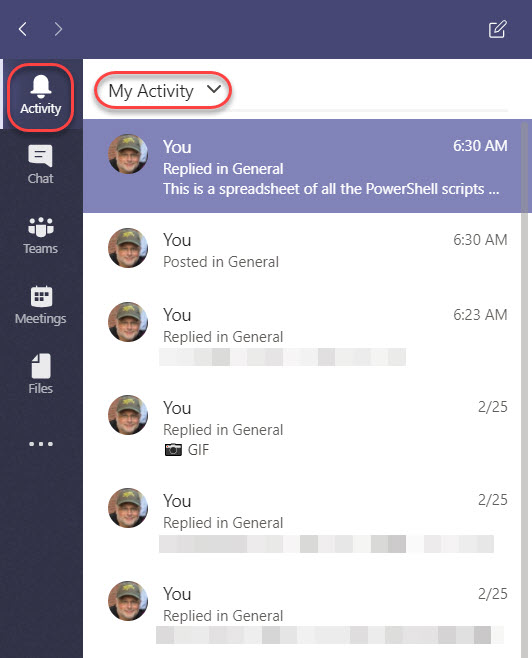Using your Activity Stream in Microsoft Teams – One Minute Office Magic