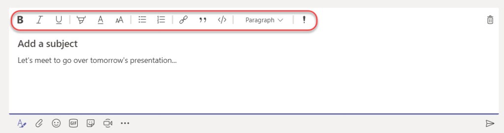 Spicing up your Microsoft Teams channel posts and conversations – One ...