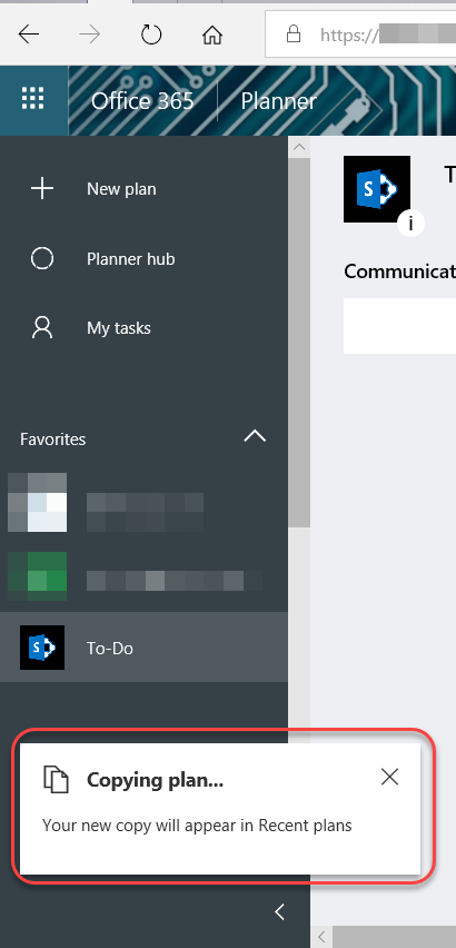 Copying a plan in Planner – One Minute Office Magic