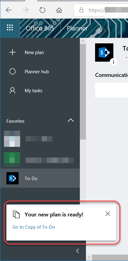 Copying a plan in Planner – One Minute Office Magic