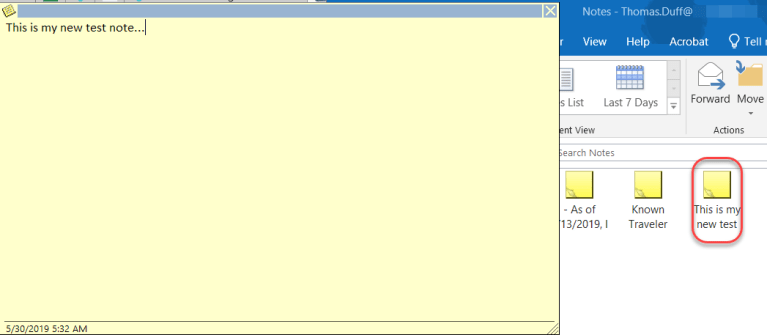 Using the Notes feature in Outlook – One Minute Office Magic
