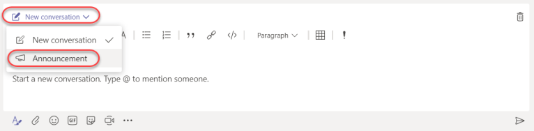 Using the Announcement post in Teams – One Minute Office Magic