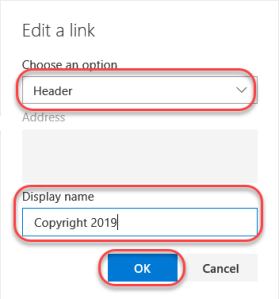SharePoint Online now has a Footer properties option – One Minute ...