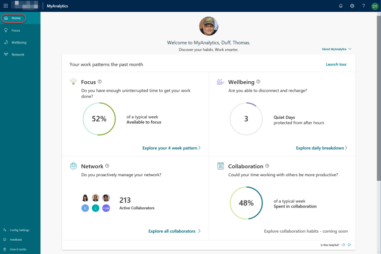 MyAnalytics Dashboard in Office 365 – One Minute Office Magic