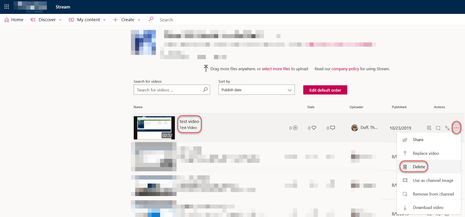 Microsoft Stream now has a Recycle Bin – One Minute Office Magic
