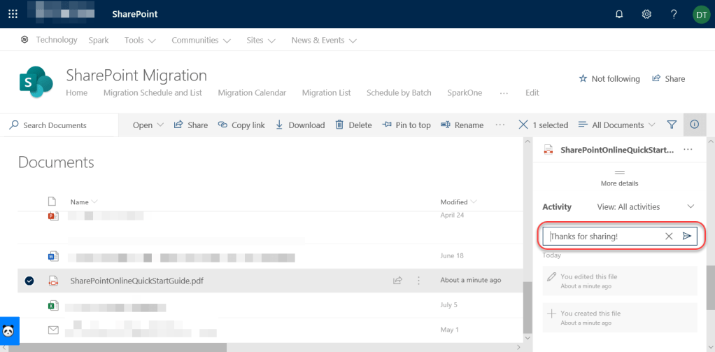 Adding Comments to non-Microsoft files in SharePoint Online and ...