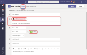 Enhanced Meeting Scheduling in Microsoft Teams – One Minute Office Magic