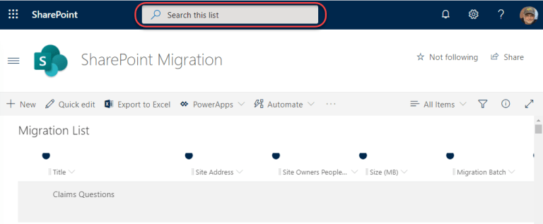 The new Search Bar in SharePoint Online – One Minute Office Magic